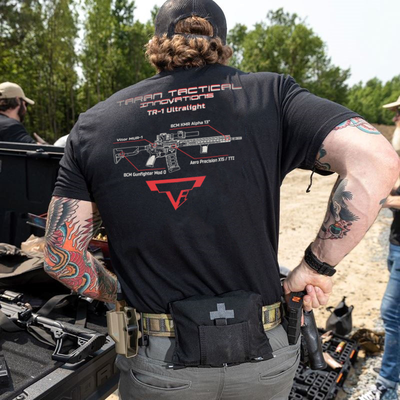 Taran Tactical TR1 Tactical Athletic Army Fans เสื้อยืดแขนสั้นผ้าฝ้าย ...