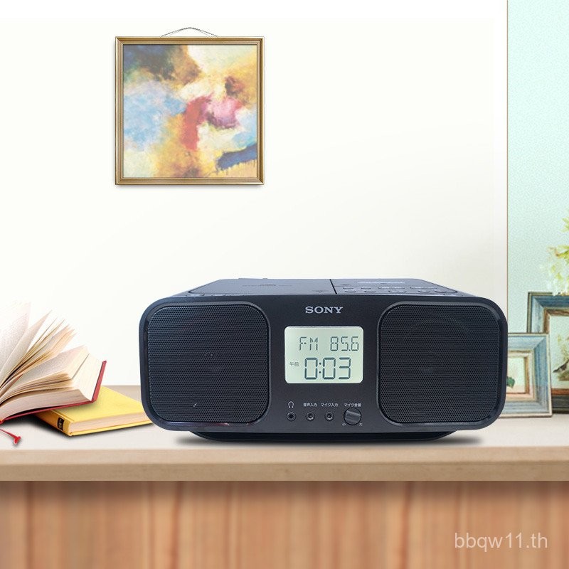 วิทยุนาฬิกาปลุกเทป CD Sony CFD-S401 ญี่ปุ่น ลำโพงออลอินวัน มีในสต็อก จัดส่งฟรี | Shopee Thailand