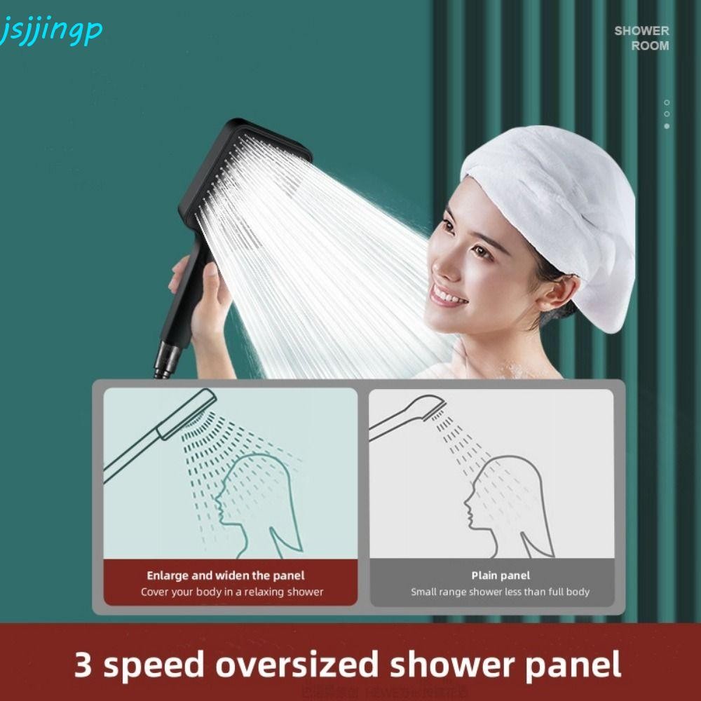 Jsjjingpฝักบัวหัวฉีด,แรงดันสูง3โหมดปรับหัวฝักบัว,โมเดิร์นคุณภาพสูงแผงใหญ่ประหยัดน้ําไหลขนาดใหญ่ ...