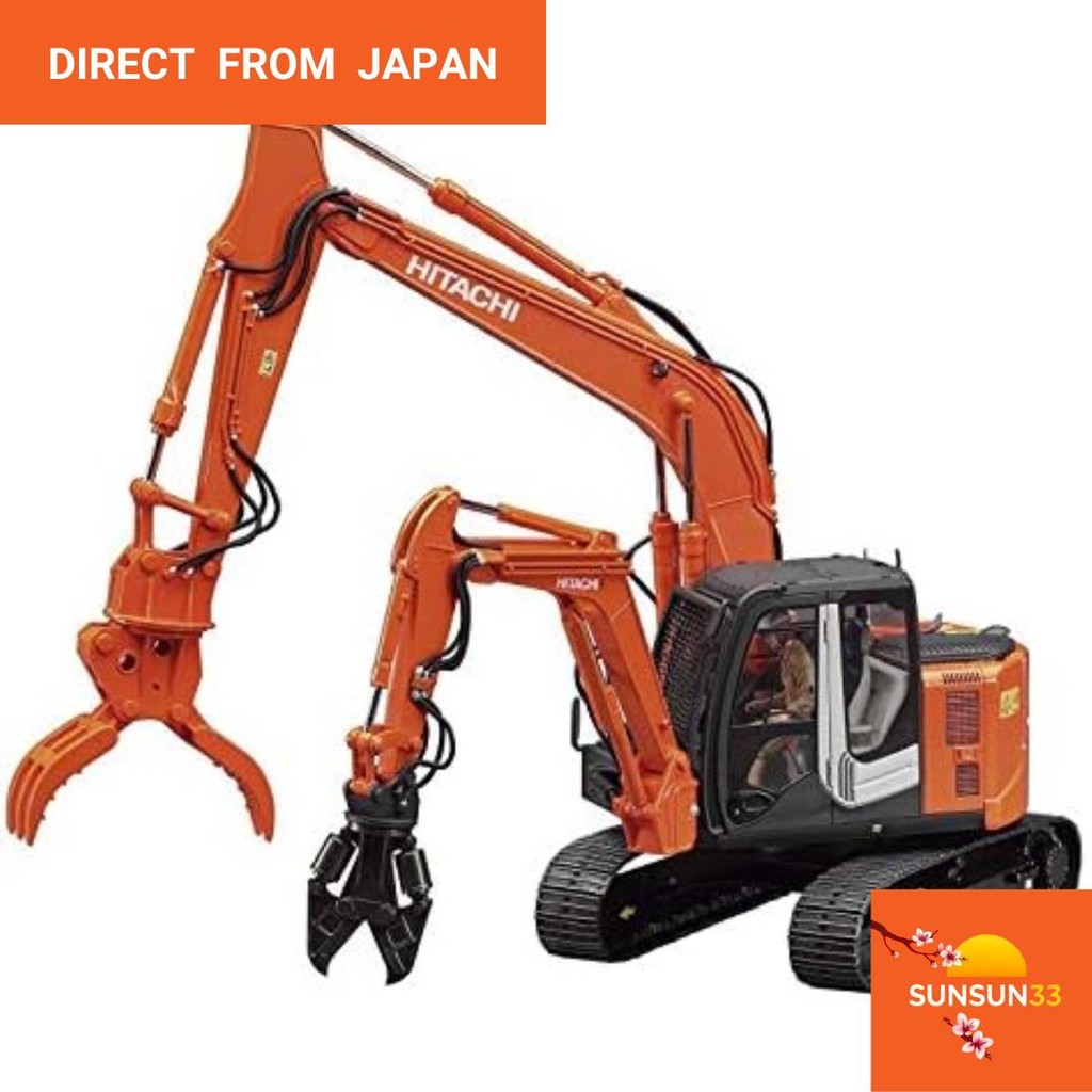 【Direct from Japan】Hasegawa 1/35 Hitachi Construction Machinery Double ...
