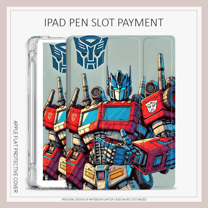 อะนิเมะ Transformers เคสไอแพด gen10/11 pro11 2022 pro12.9 pro13 2024 เค ...