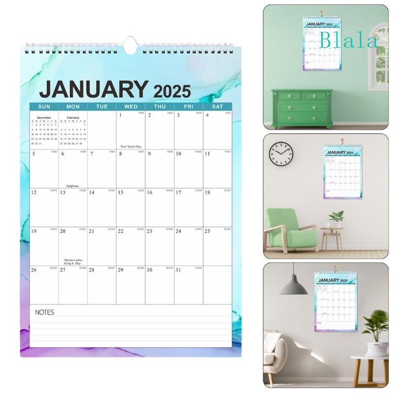 Blala School Year Planner 2025 ปฏิทินติดผนัง Semester Planner ปฏิทินปีโรงเรียน ปฏิทินฉบับภาษา ...