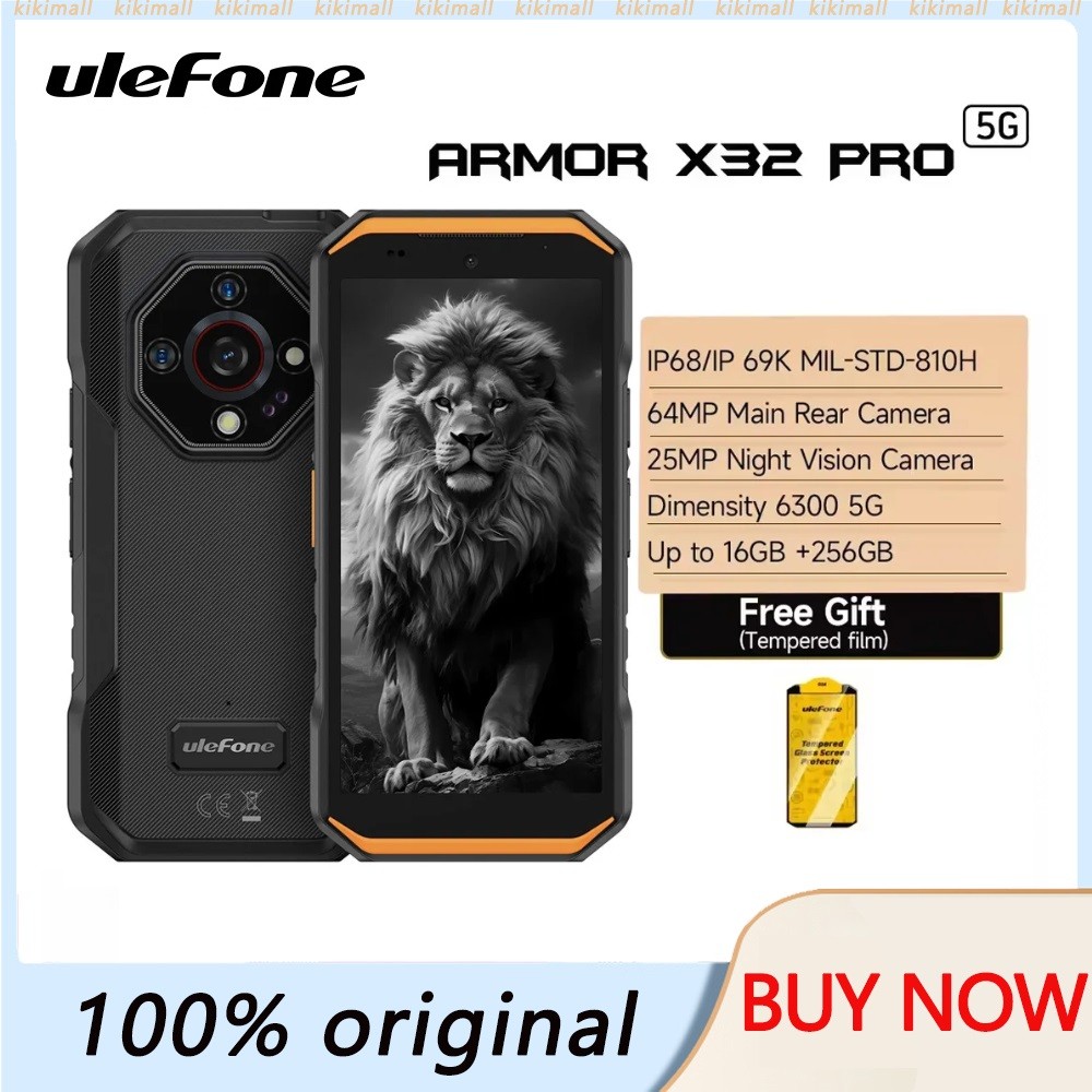 Ulefone Armor X32 Pro 5Gโทรศัพท์ที่ทนทาน 8GB+256GB 6.65 Android 14 ...