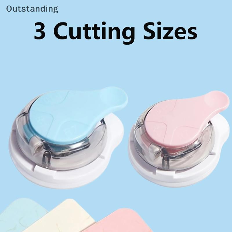 ที่โดดเด่น 3 In 1 มุม Rounder Mini มุม Trimmer Punch R4/R7/R10 มม.รอบ ...