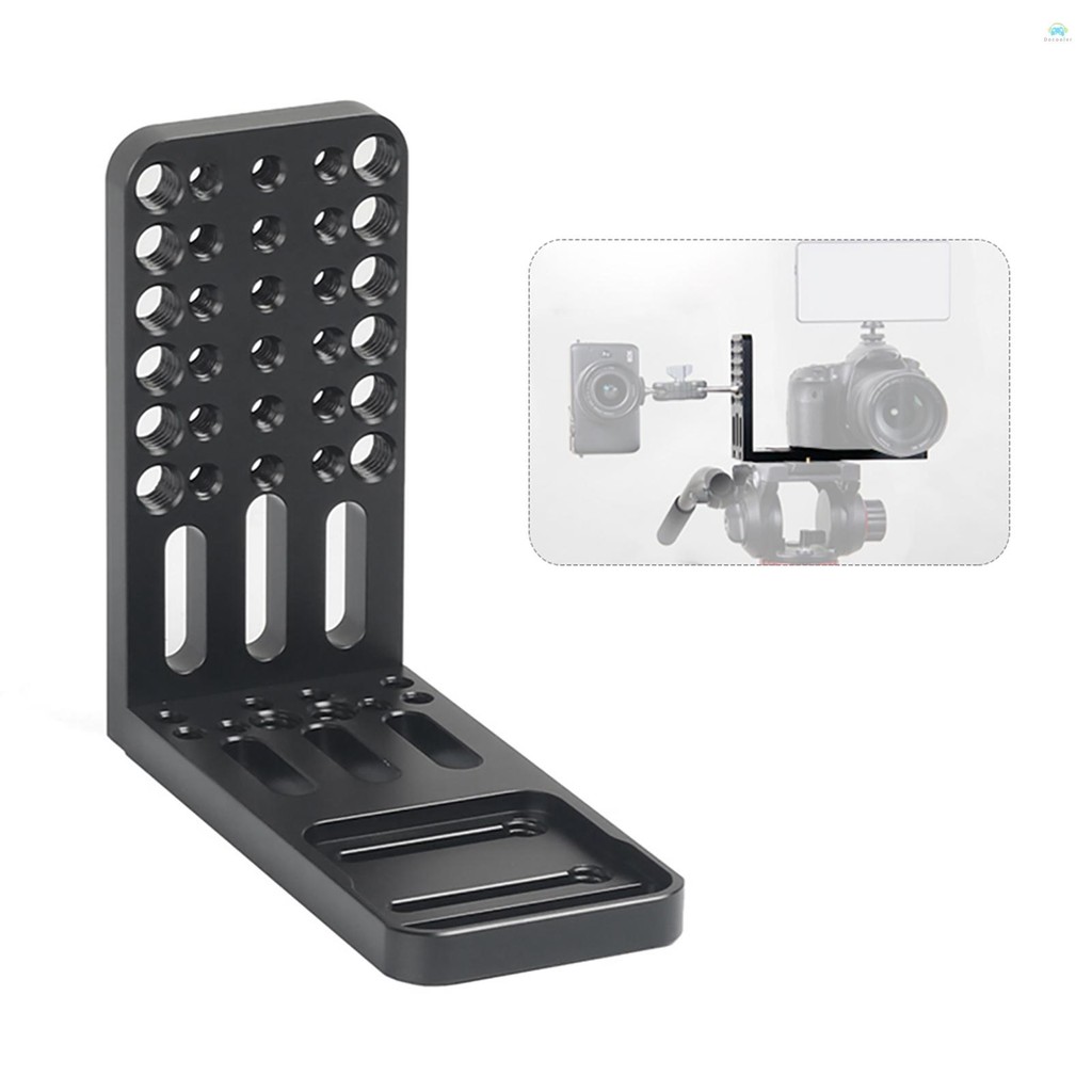 Yb2 Quick Release แผ่นกล้องแนวตั้ง Clapper L-shaped Bracket อลูมิเนียม ...