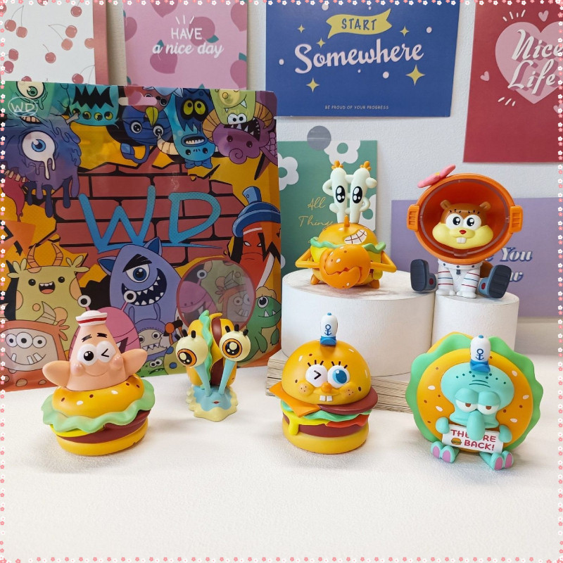Food Sponge Baby Crab Yellow Castle Blind Box Hand-Made Pie Star Cute ...