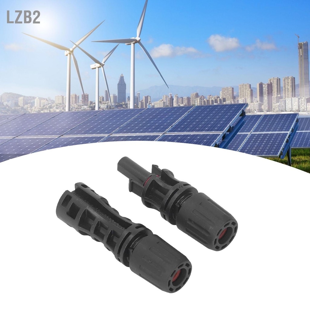 LZB2 5 คู่พลังงานแสงอาทิตย์ตัวเชื่อมต่อ Pins IP67 กันน้ำหญิงชาย 1500V 30A แรงดันไฟฟ้า PV Solar ...