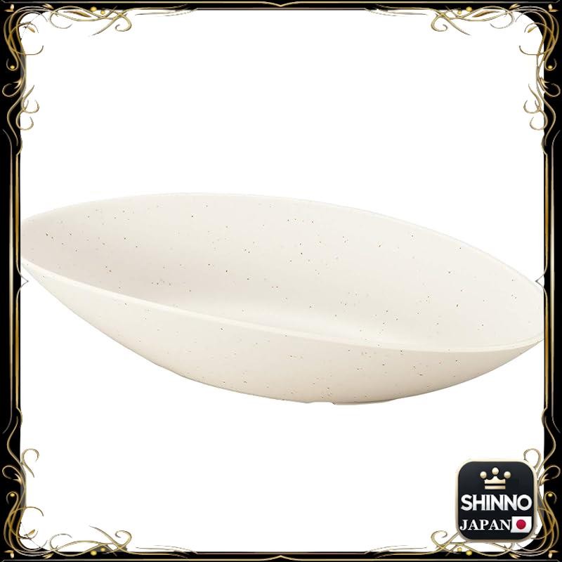 《JAPAN》★Unbreakable Marble Tableware Oval Plate 28cm Made in Japan SP ...