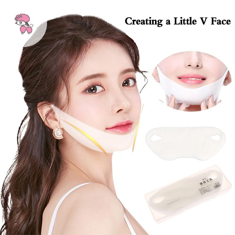 Grl 20 แผ่นหนาแห้งทิ้ง Lower Jaw Mask กระดาษ Skin Care กระดาษ DIY ชุด ...