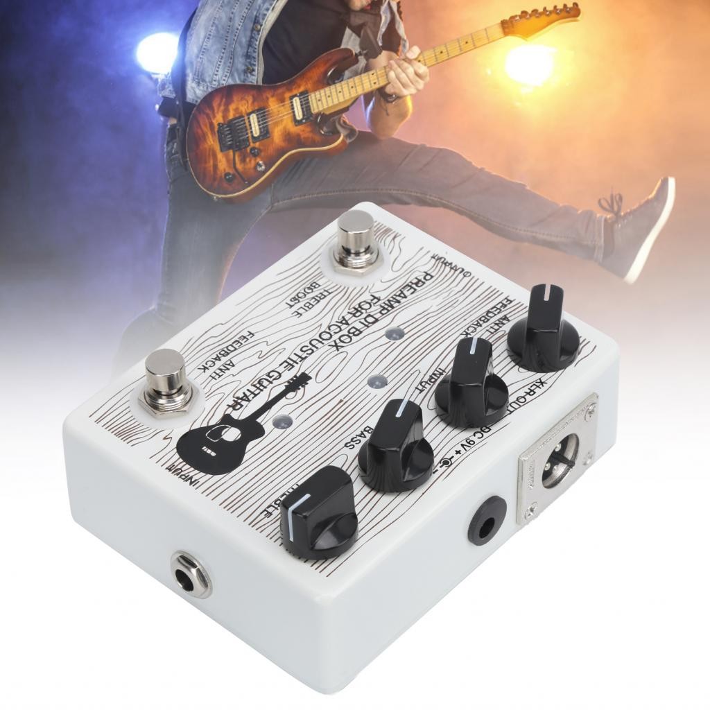 Guitar Preamp Audio Preamplifier DI Box สำหรับครอบครัวเริ่มต้นกีตาร์ ...