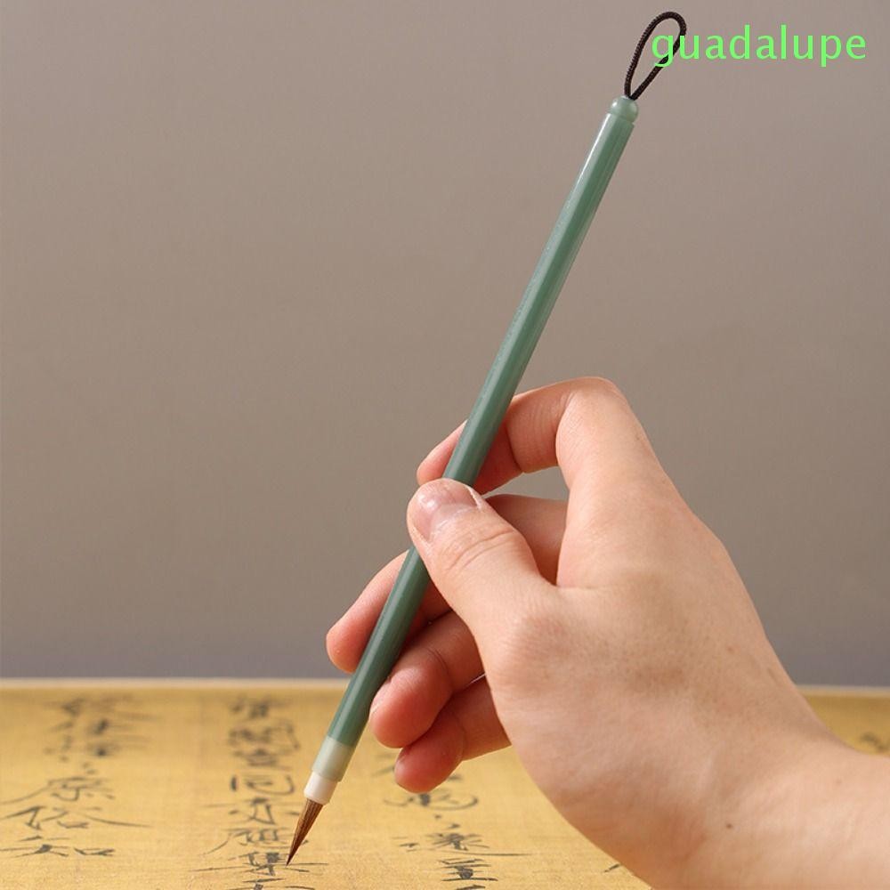 Guadalupe Hook Line Fine Paint Brush, Wolf Hair Slender Gold แปรง ...