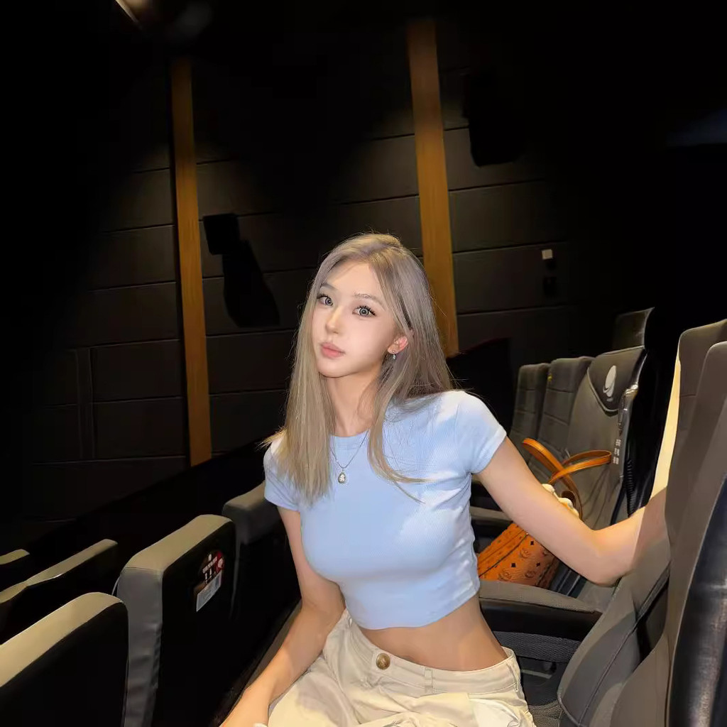 [PAN-LADY ในสต็อก] เสื้อยืดแขนสั้นสไตล์เซ็กซี่ Hot Girl Pure Desire ...