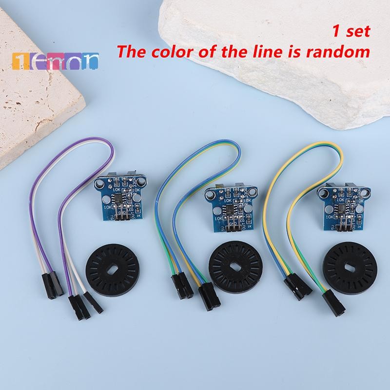 [Lemon] 1 ชุด HC-020K โมดูลเซ็นเซอร์วัดความเร็วคู่พร้อม Photoelectric ...