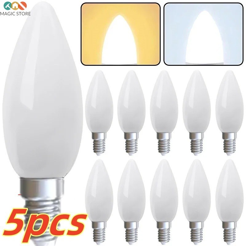 [บ้าน]หลอดไฟ LED E12 E14 ประหยัดพลังงาน 1W 220V, การเปลี่ยนไฟตู้เย็นด้วย 360° ไฟส่องสว่าง ...