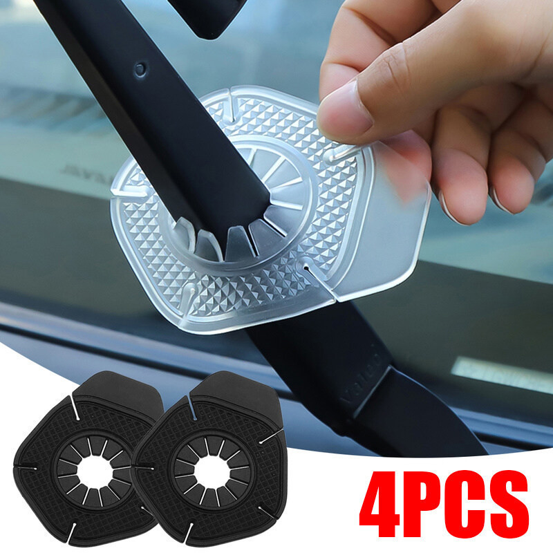 HEXMA การป้องกันหลุมที่ปัดน้ำฝนรถยนต์ที่ปัดน้ำฝนการป้องกันฝุ่นแขนด้านล่างทิ้งเศษแผ่นอุปกรณ์ตก ...