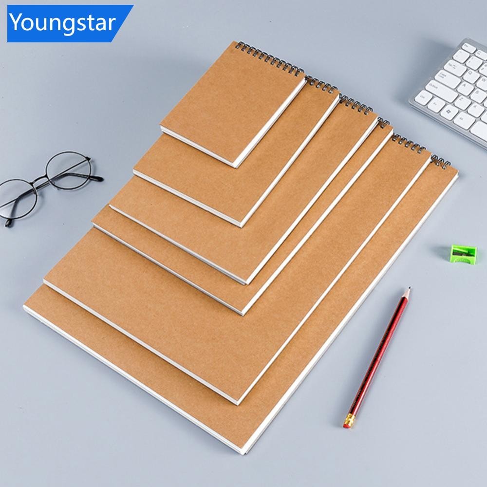 Ys A3/A4/A5/A6 Top Spiral Bound Sketch Book Pad 160 GSM โน้ตบุ๊คสําหรับภาพวาดกรดฟรีภาพวาดกระดาษ ...