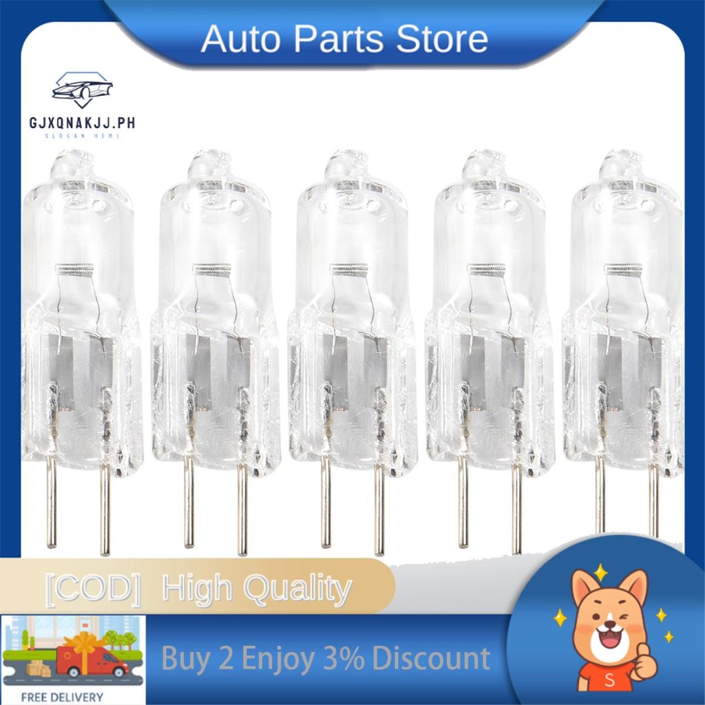 5 X G4 20W 12V หลอดไฟฮาโลเจนแคปซูลใส | Shopee Thailand