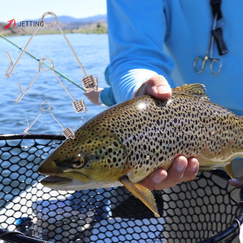 Jtth 20 ชิ้นสแตนเลสตกปลาอัตโนมัติตะขอตกปลา Artifact Universal Fishing ...