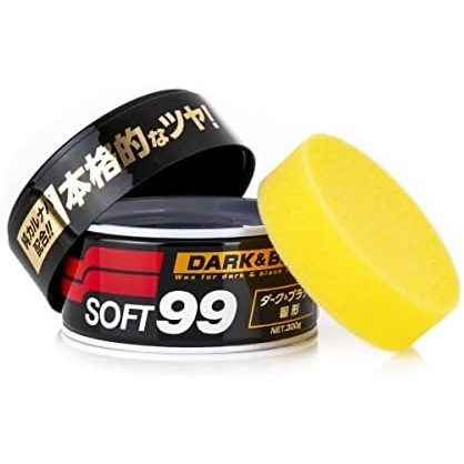 【kumamon Japan】Soft 99 (Soft99) Wax Wax ใหม่ Soft 99 Dark & Black 300G ฟองน้ำสำหรับการป้องกันและ ...