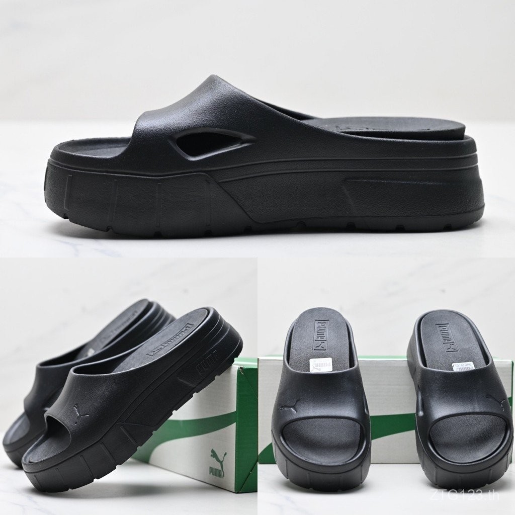 รองเท้าแตะเพิ่มความสูง PUMA Mayze Stack Injex Wns สำหรับกีฬาชายหาด แต่ ...