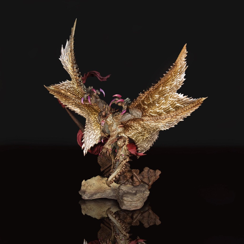 รูปปั้น CAPCOM CFB Monster Hunter รูปมังกร Tengku รูปแบบมังกร Tengku ใน ...
