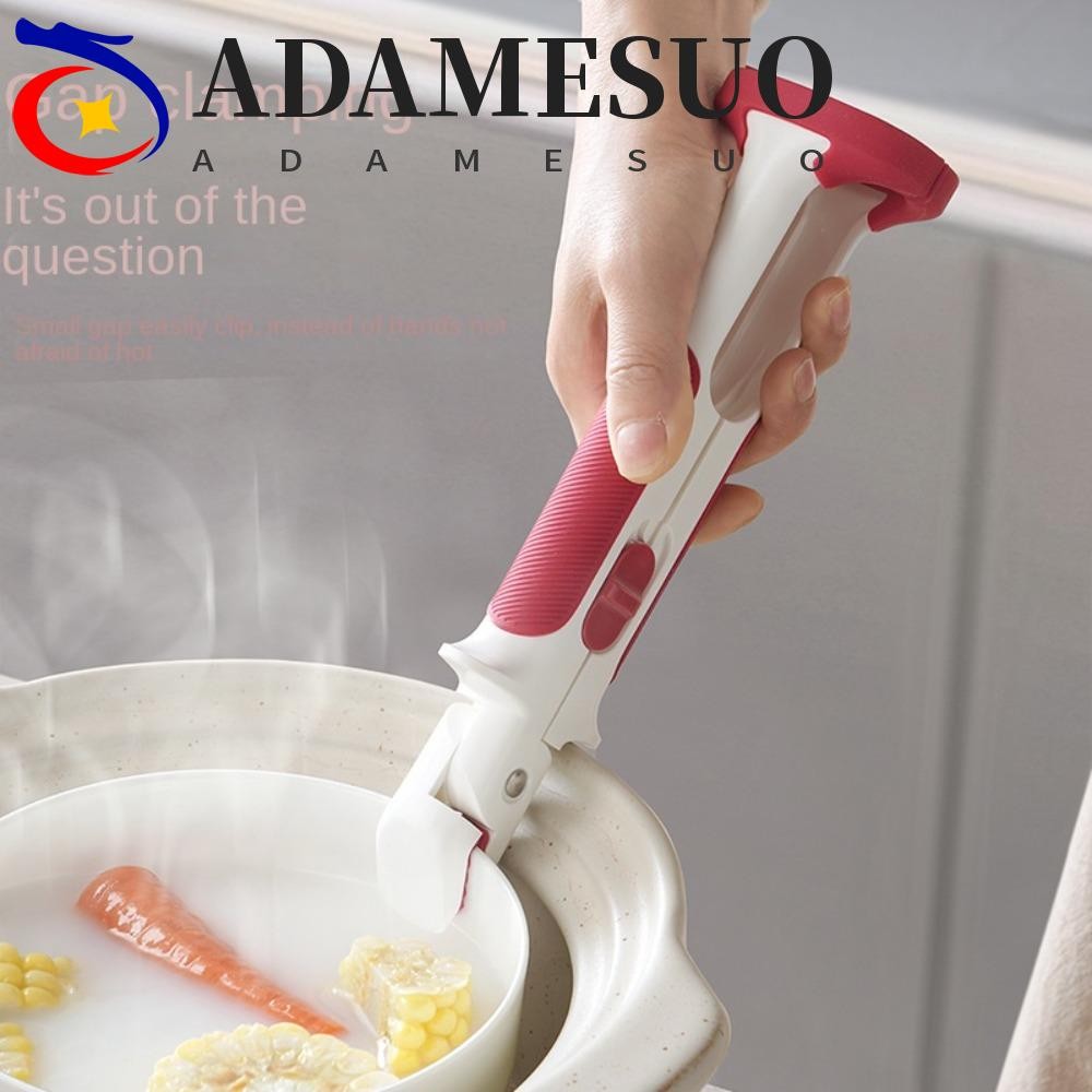ADAMESUO คลิปผู้ถือชาม, 2 In 1 ซิลิโคน Clamp Hot Plate Gripper, Hot Bowl Lifter คลิปทนความร้อน ...