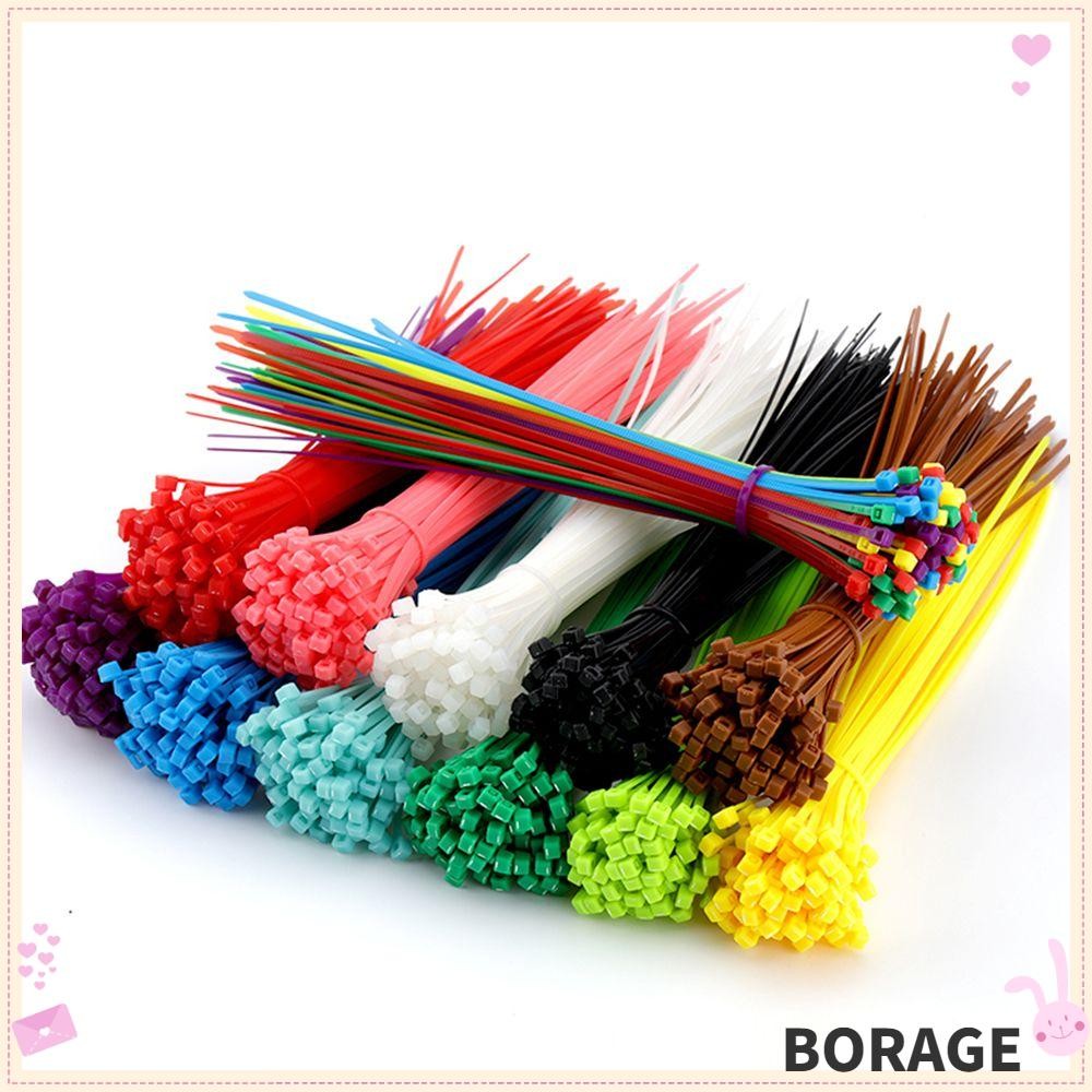 BORAG 100 ชิ้น/แพ็คลวดไนลอนทนทานสาย Finishing Self-Locking Zip | Shopee Thailand