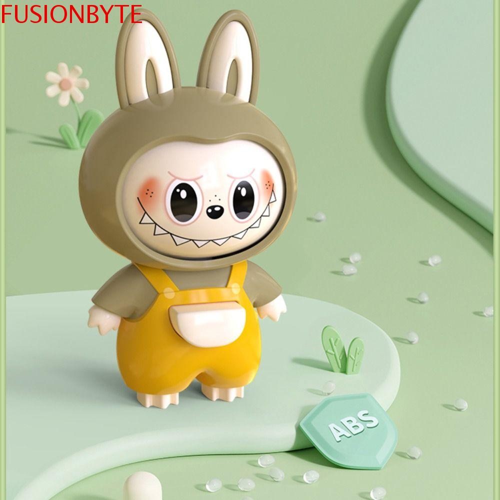 Fusionbyte Face เปลี่ยนตุ๊กตาจี้,สารสกัดจากการ์ตูน Labubu แกะพวงกุญแจ,น่ารัก PVC Kawaii Creative ...