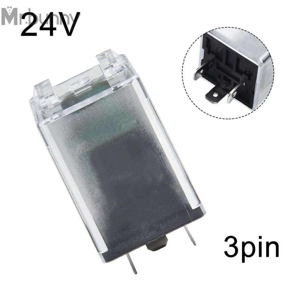MRBUNNY#3Pin/24V/LED Flasher Relay Unit For Car Turn Signal Indicator ...