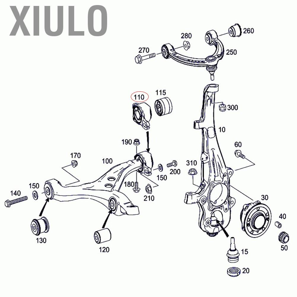 Xiulo 1 PC ซ้าย/ขวารถด้านหลังแขนด้านหน้า 1663300143 1663300243 Fit ...