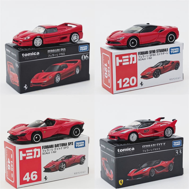 Tomy Domeca รุ่นรถโลหะผสม Ferrari Rafa ของเล่นเด็ก sf90จำลองรถรุ่น ...