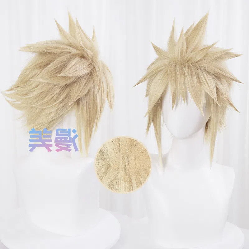 Cloud Strife Wig FINAL FANTASY FF1 Cosplay | Shopee Thailand