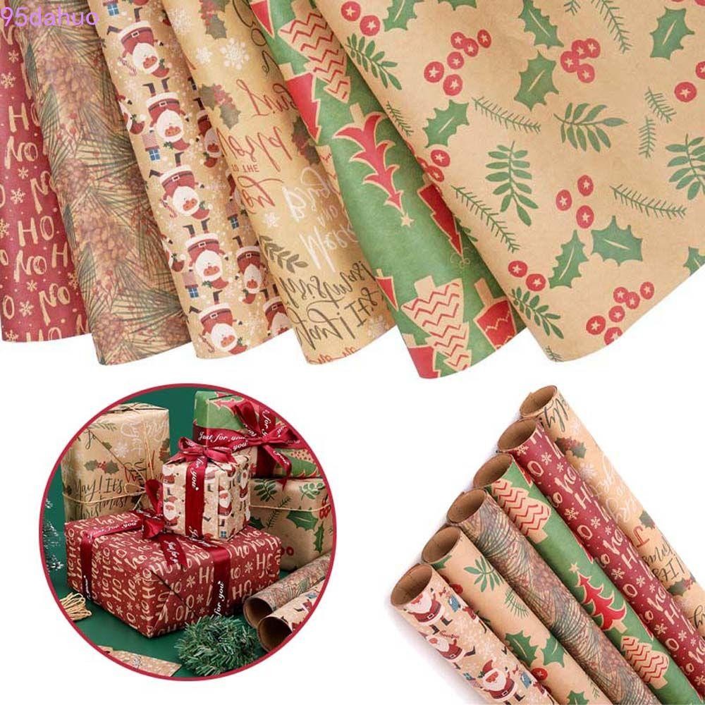 Dahuo กระดาษห่อของขวัญบรรจุภัณฑ์ DIY ต้นคริสต์มาสซานตาคลอสอุปกรณ์ ... Dahuo กระดาษห่อของขวัญบรรจุภัณฑ์ DIY ต้นคริสต์มาสซานตาคลอสอุปกรณ์ ...