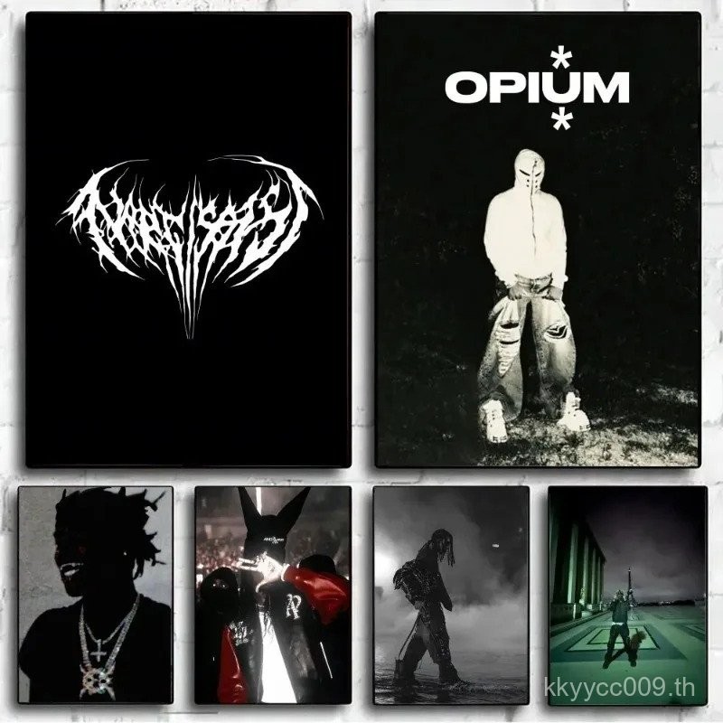 โปสเตอร์ O-Opium Rap Playboi Carti โปสเตอร์ไม่มีกรอบ กระดาษคราฟท์ ...