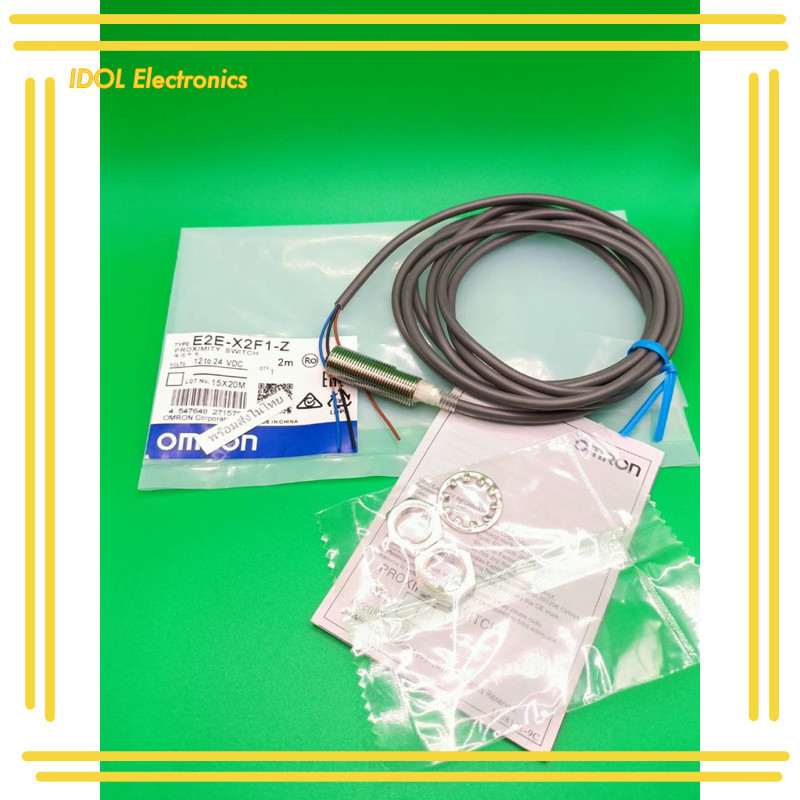 ราคาถูก! E2E-X2F1-Z sensor เซ็นเซอร์จับโลหะ proximity sensorเกลียว 12มิล 12-24V PNP NO | Shopee ...