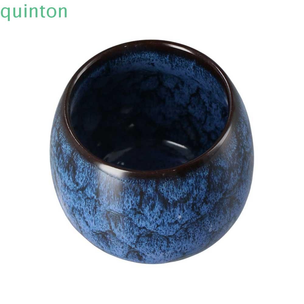 QUITON Drinkware สีแฟนซี 1 ชิ้นสไตล์จีนไข่รูปร่าง Porcelain ...