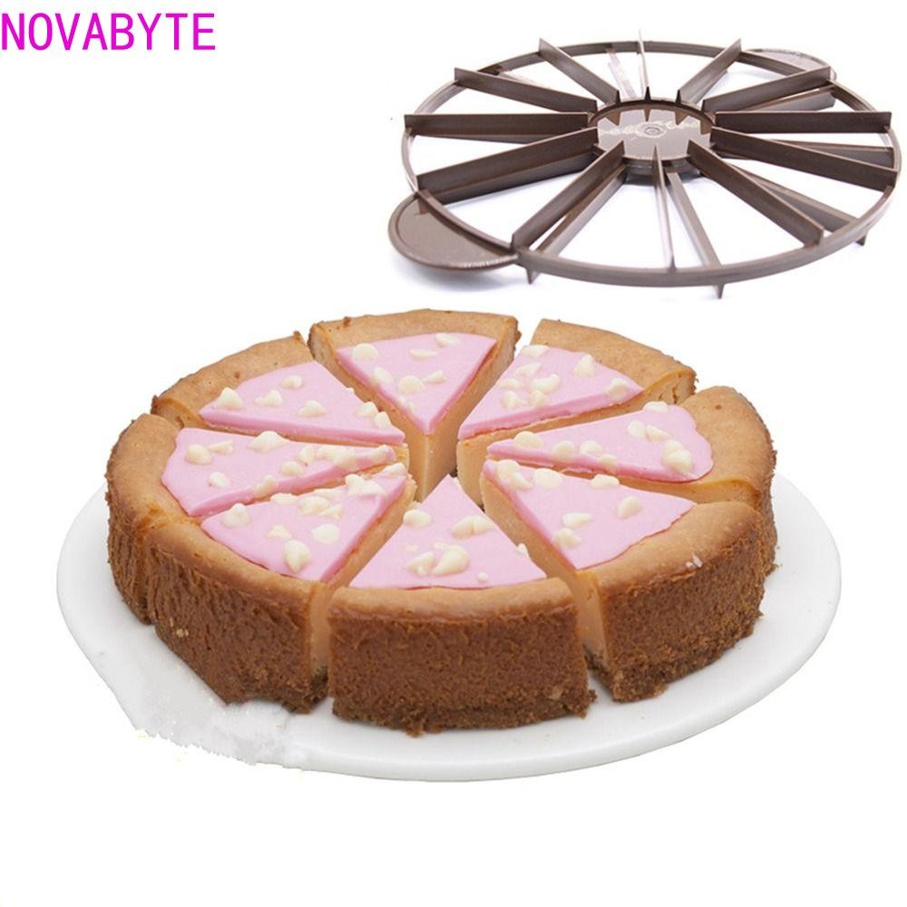 NOVABYTE ที่แบ่งเค้ก ขนมปัง ขนมพลาสติก ชีสเค้ก เครื่องหมายแบ่งส่วนเค้ก ...