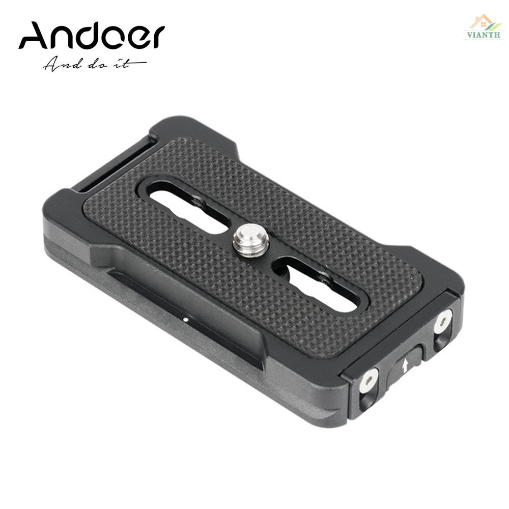 Andoer PU-70L Quick Release Plate 70mm QR Plate 1/4 นิ้วสกรูยึดเข้ากัน ...
