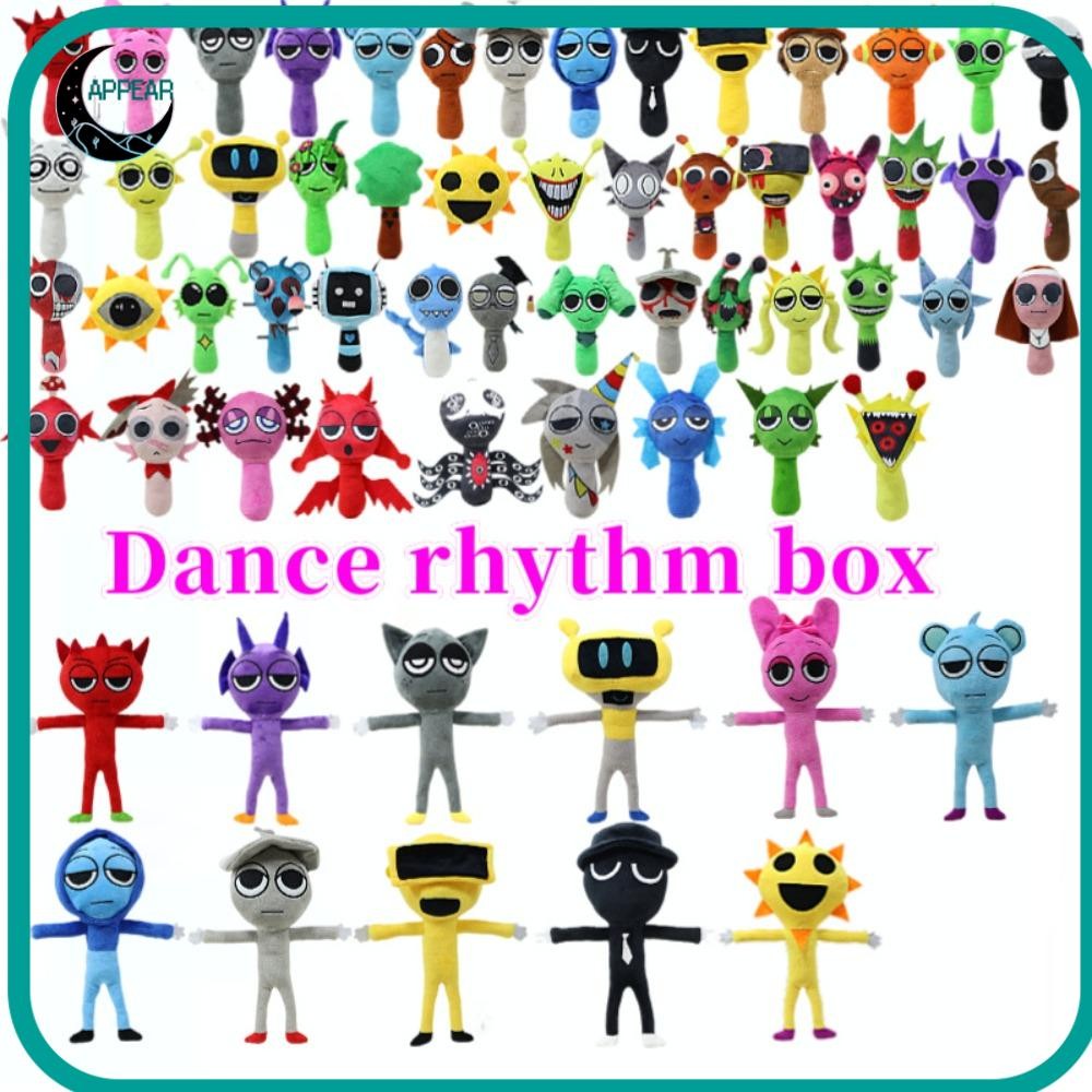 ของเล่นตุ๊กตา APPEAR Sprunki, ตุ๊กตา Plushie Raddy Vineria, นุ่ม Oren ...