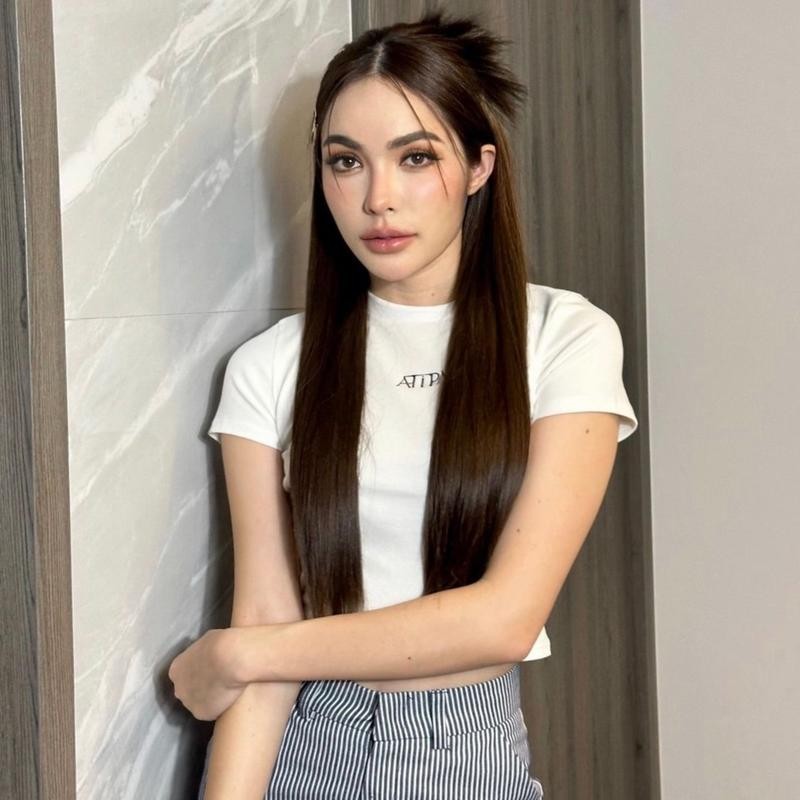ที่ร้าน Atipashop - เสื้อยืดแขนสั้น ATIPA TOP คอกลม ปักโลโก้ | Shopee Thailand