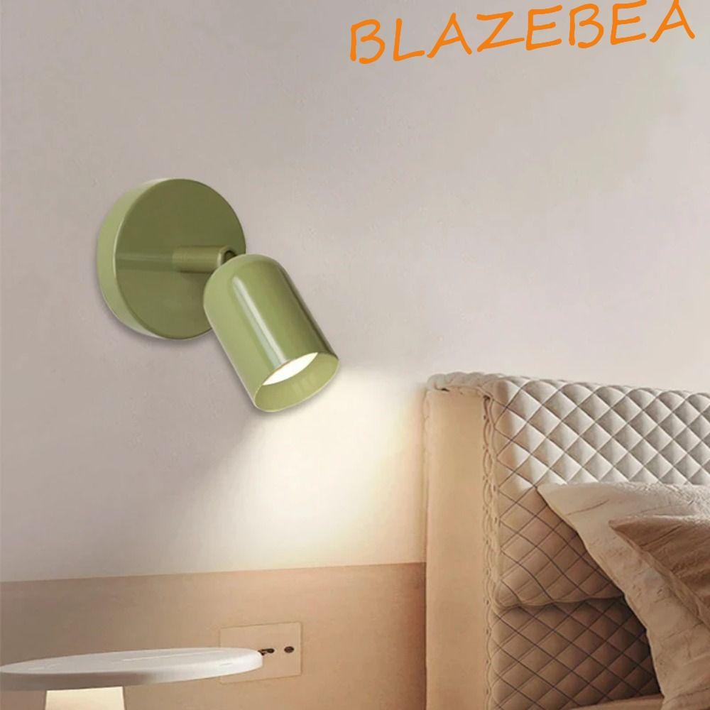 BLAZEBEA โคมไฟติดผนัง LED, ไฟ Ambiance ดีไซน์สองหัวสไตล์มินิมอล, โคมไฟข้างเตียงโมเดิร์น ...