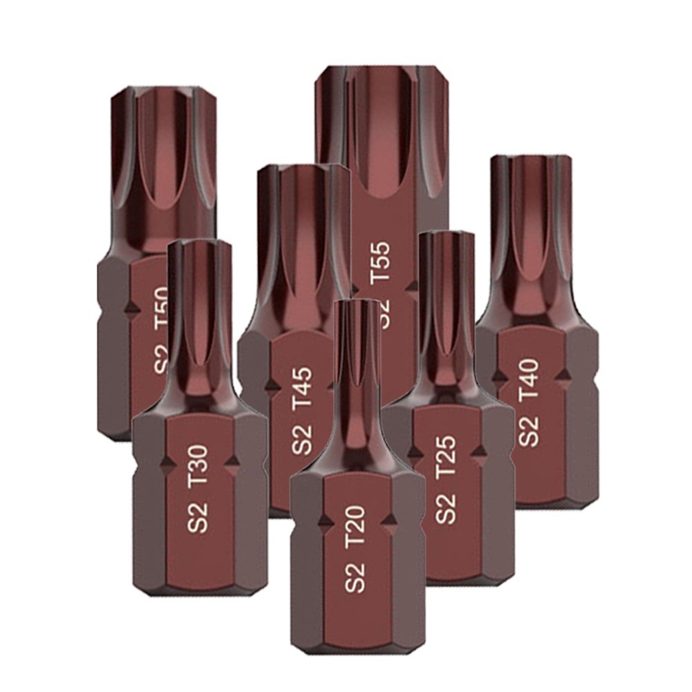 ⭐ วาร์ส ⭐T20/25/30/40/45/50/55 ไขควงไฟฟ้า Bits Hex Shank Batch Head ...