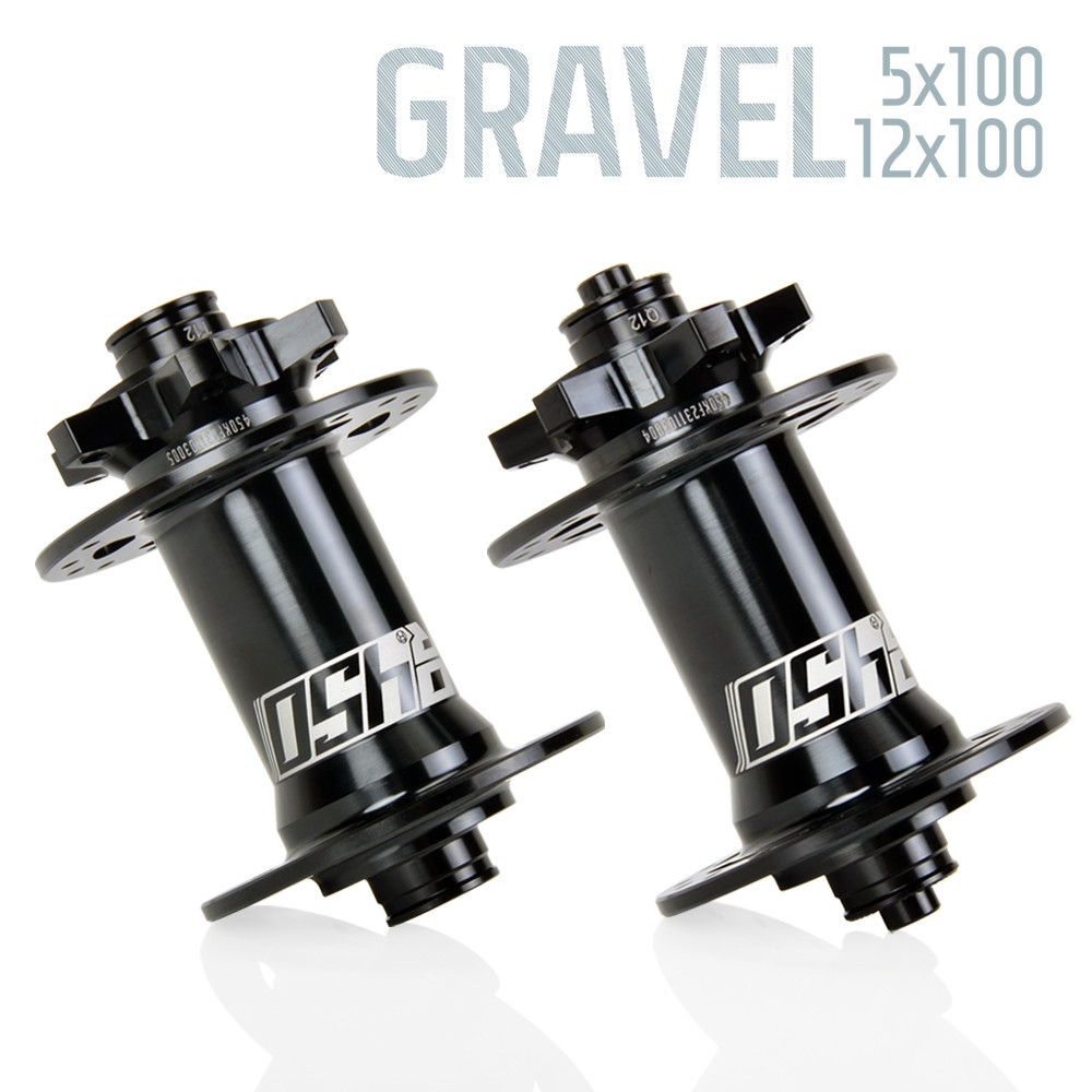 Koozer 450 Front Road hub Gravel CX QR 9x100mm TA 12x100 THRU 28H 32 ...