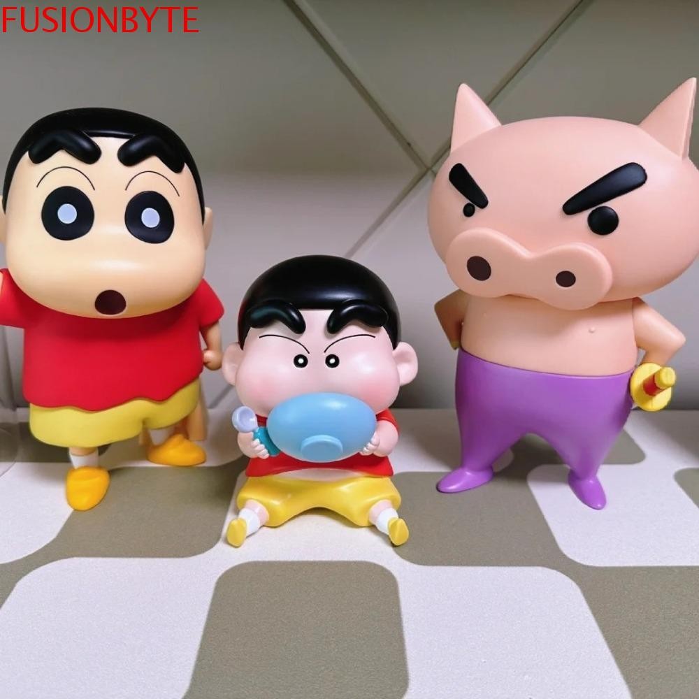Fusionbyte Crayon Shin-Chan อะนิเมะรูป,กินเดสก์ท็อปตกแต่ง Shin-Chan Action Figure, ประณีตเค้กตก ...