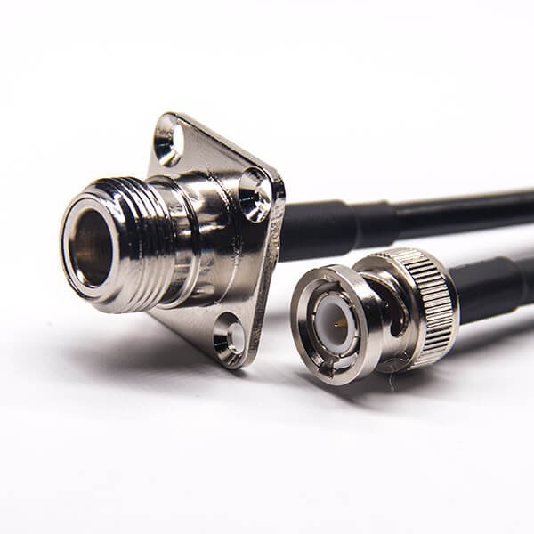 Bnc/n-jkf RF สาย Q9/BNC ชาย N หญิงสแควร์แผ่นคงที่ 6G อะแดปเตอร์ความถี่สูงสาย RG142-1m | Shopee ...