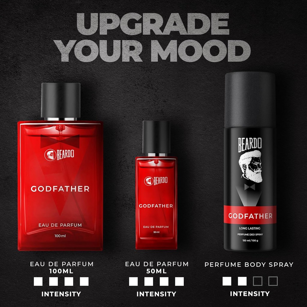 Beardo Godfather Perfume for Men Aromatic, Spicy night fragrance ...
