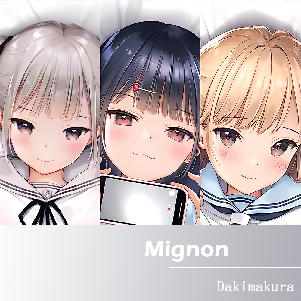 อะนิเมะ Kyoko Minato Mignon Dakimakura ฝาครอบสองด้านพิมพ์ปลอกหมอนน่ารัก ...