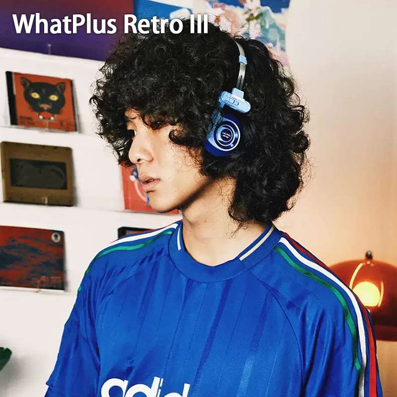 Original WhatPlus Retro III R3 หูฟังไร้สายบลูทูธหูฟังชนิดใส่ในหู HIFI ไร้สายหูฟังตัดเสียงรบกวน ...