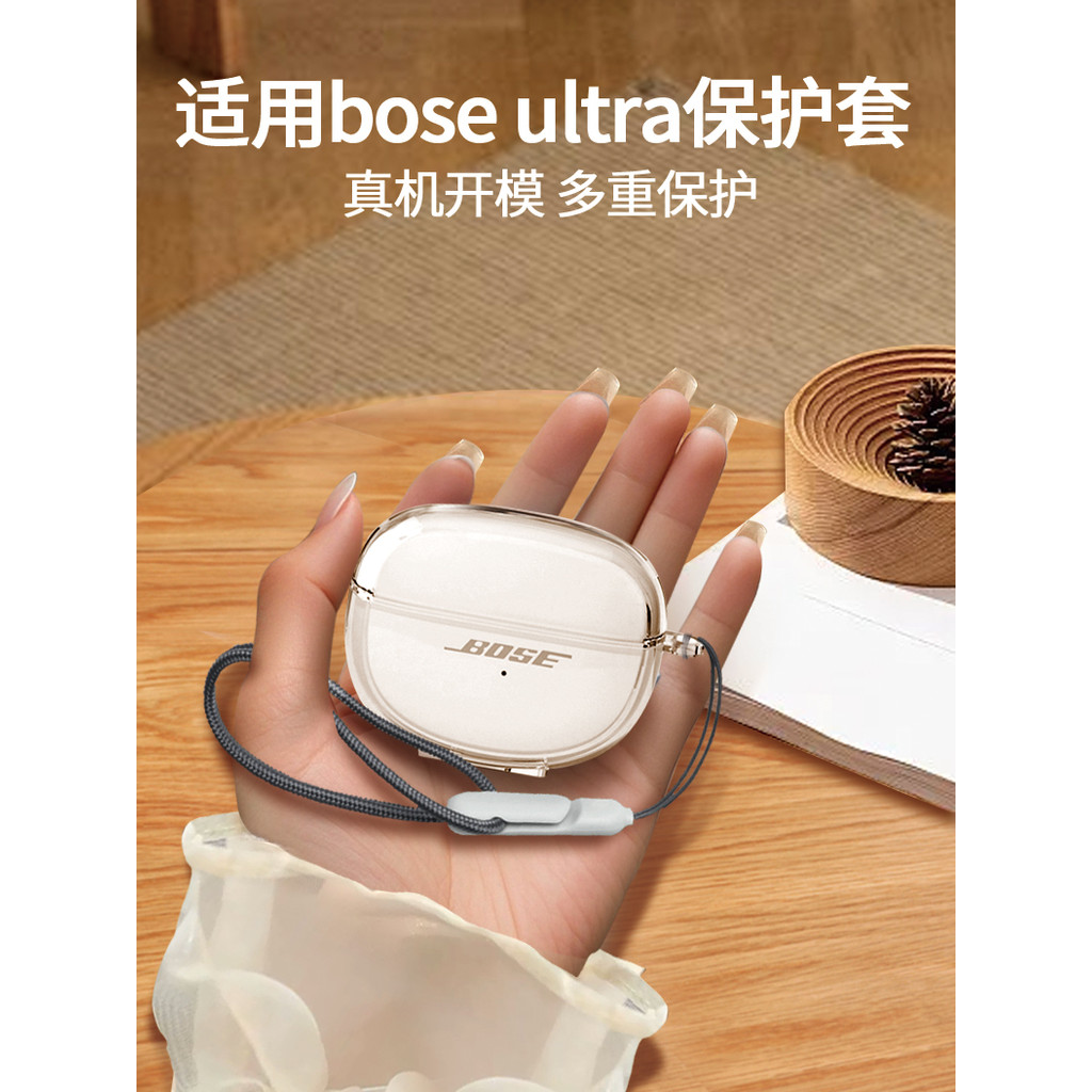 FashionTransparent Tpu หูฟัง Soft Cases สําหรับ Bose Ultra Open Earbuds ...