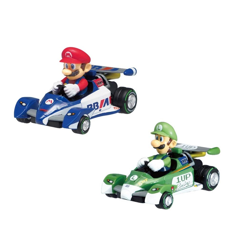 Mario & Luigi Pull-Back Car Set – Mini Mario Kart Toys | 2-Pack ...